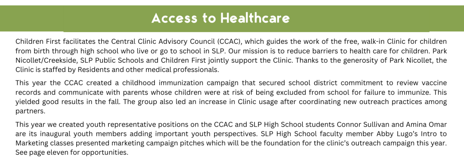 Our Work - Children First